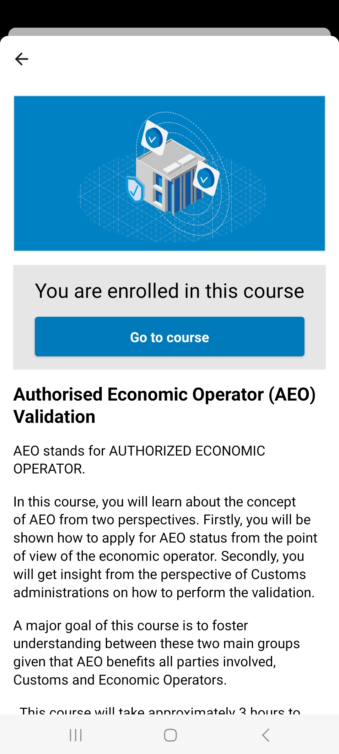 Course: About the CLiKC! Mobile App