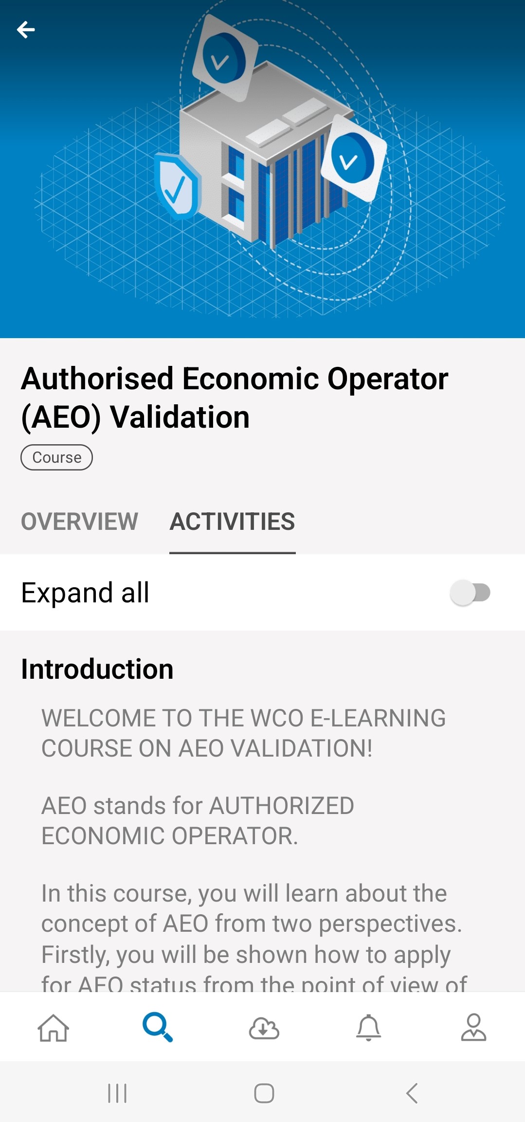 Course: About the CLiKC! Mobile App